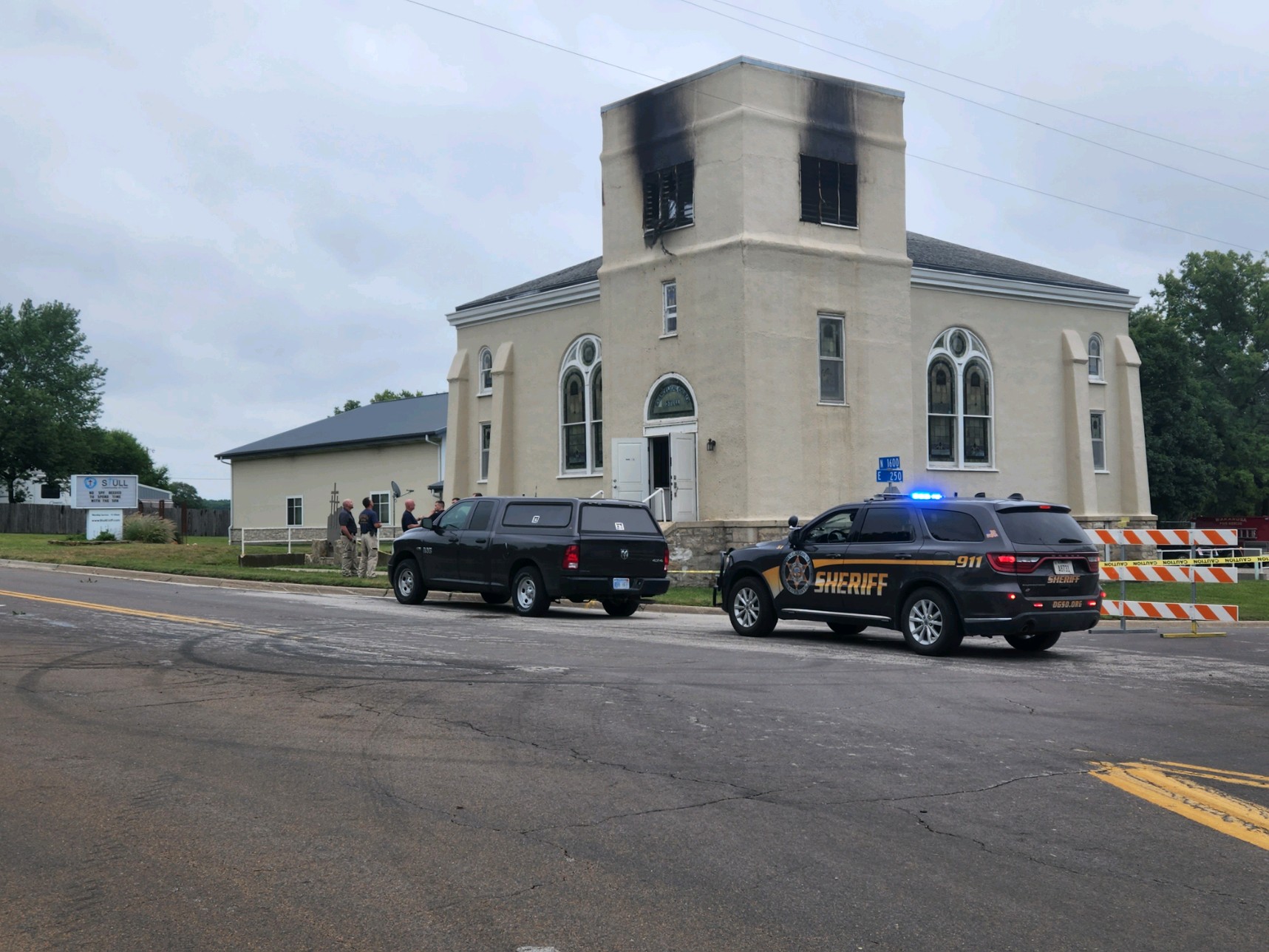 Stull Road reopens after church fire | News, Sports, Jobs - Lawrence ...